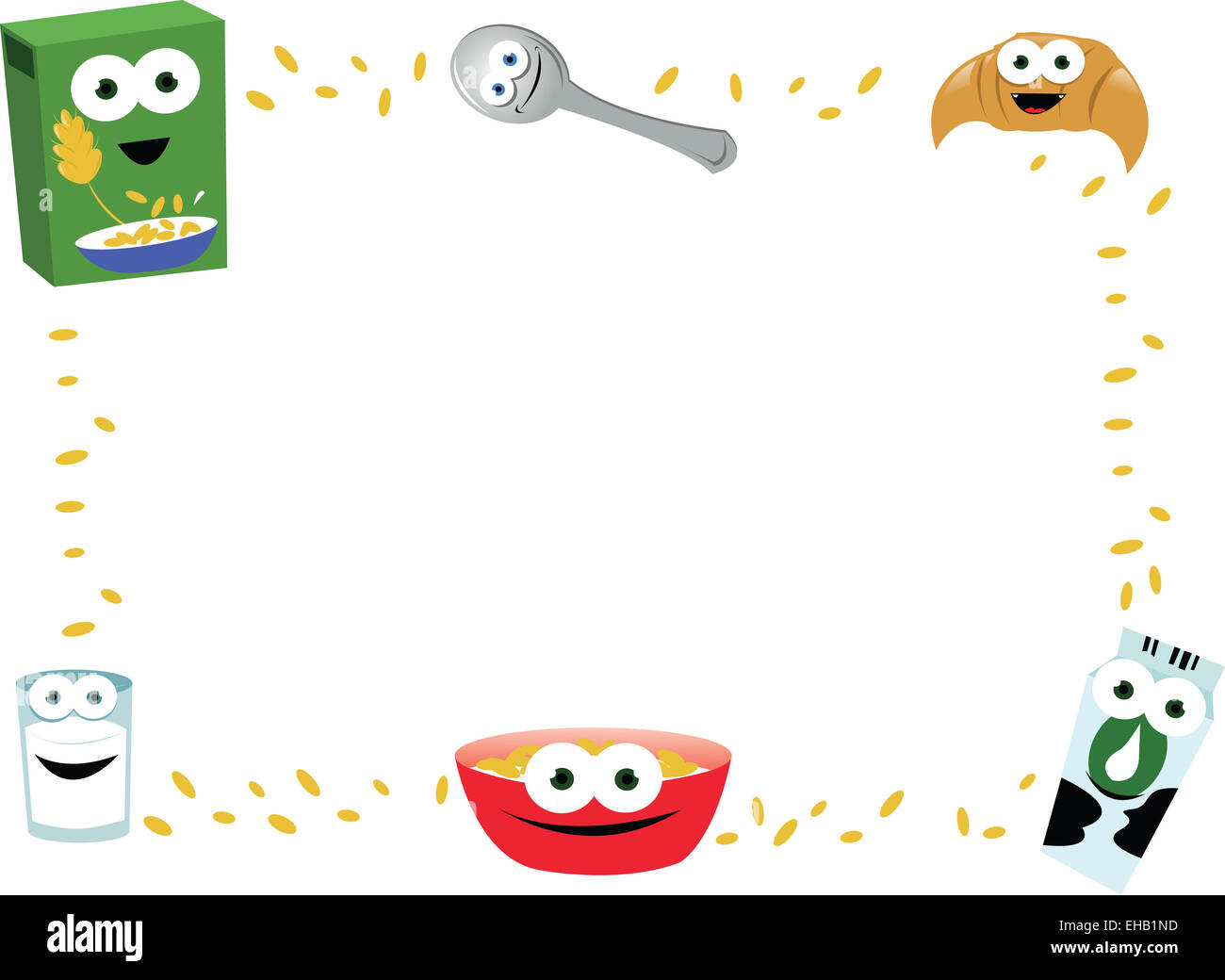 Vector cartoon representing funny frame hi-res stock photography and ...