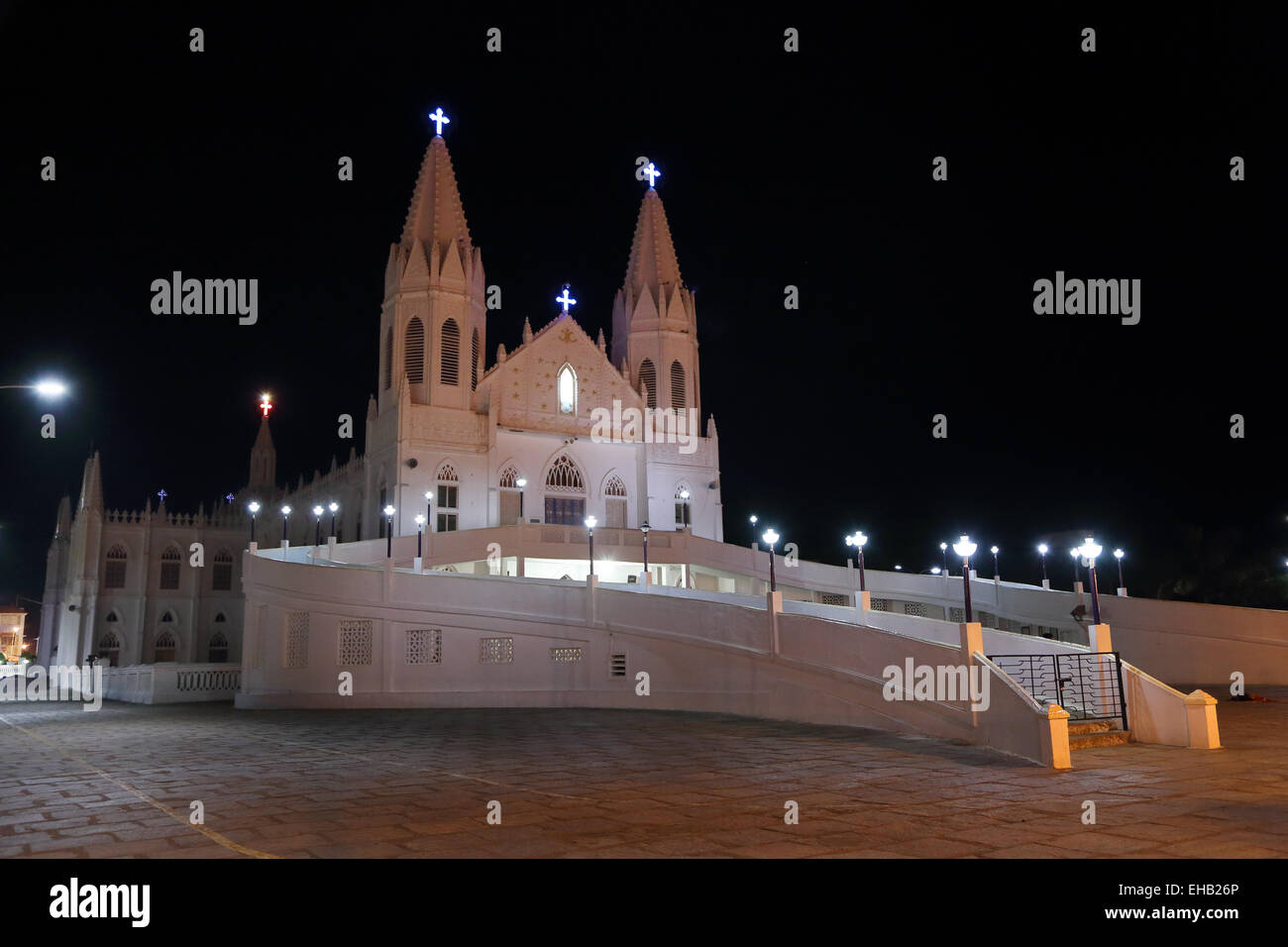 Shrine basilica of our lady of health Vailankanni, Nagapattinam ...