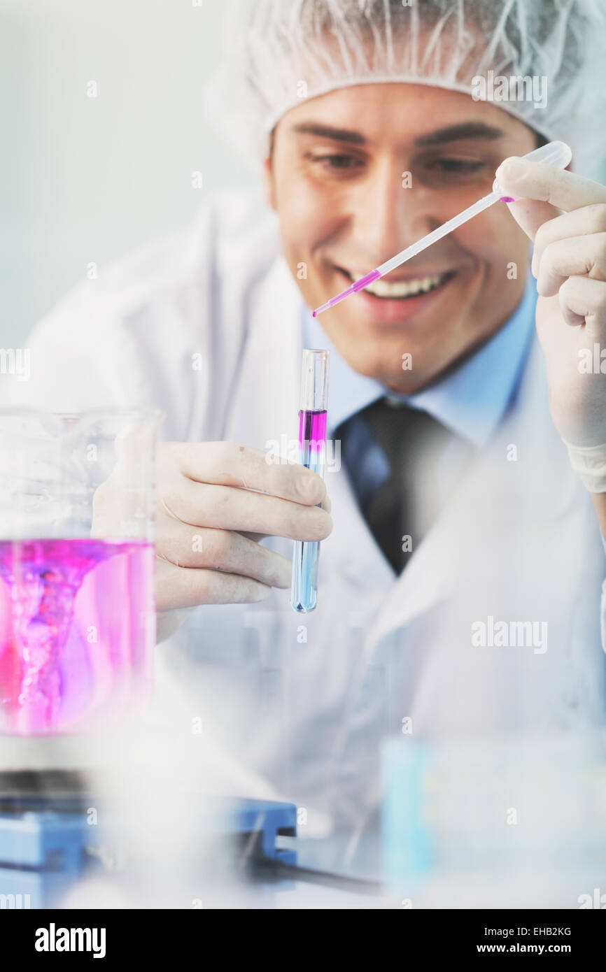 research and science people in laboratory Stock Photo - Alamy