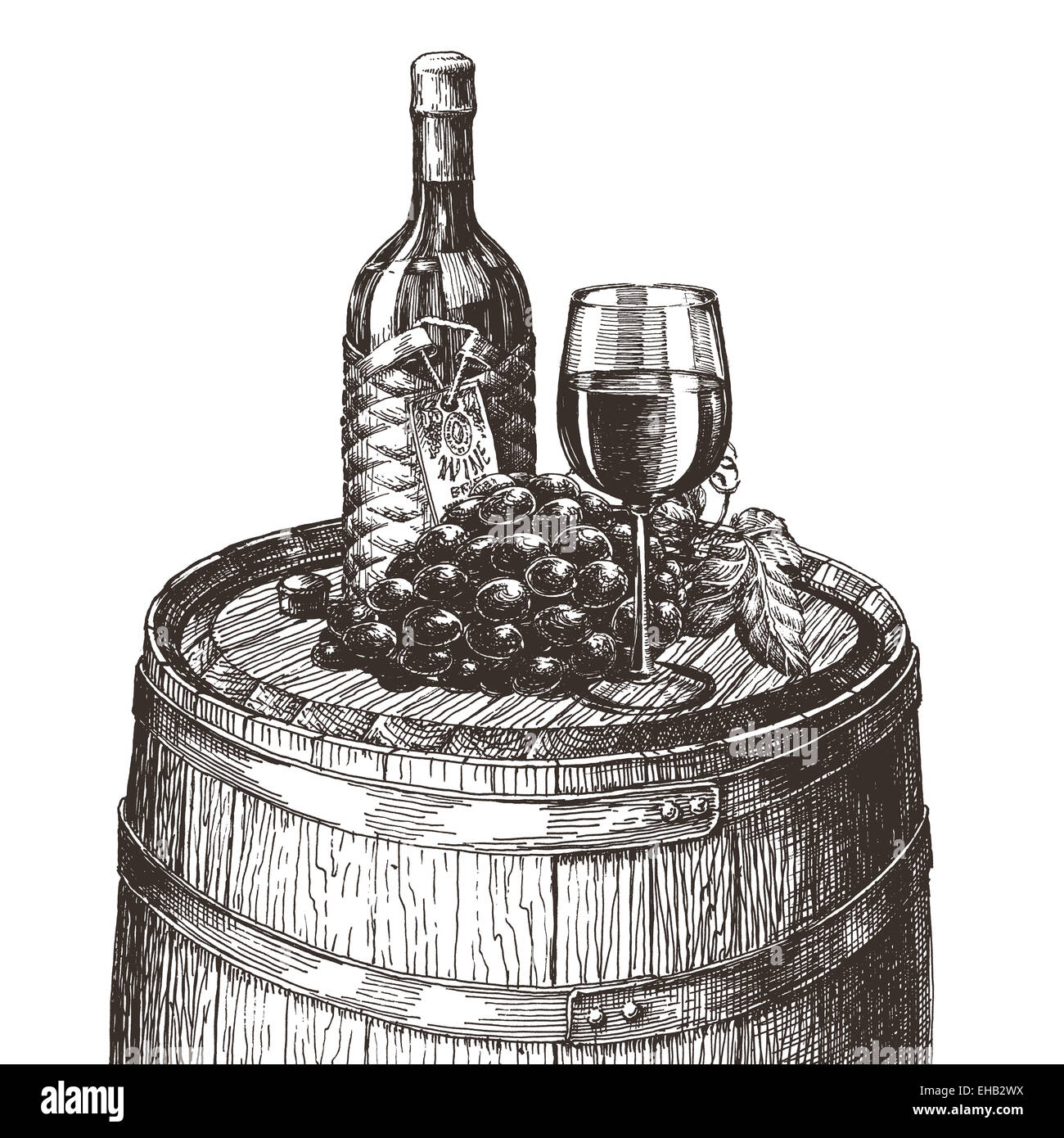 wine vector logo design template. winery or drink icon Stock Photo - Alamy