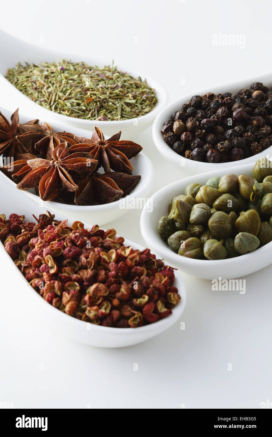 Multiple type of spices hi-res stock photography and images - Alamy