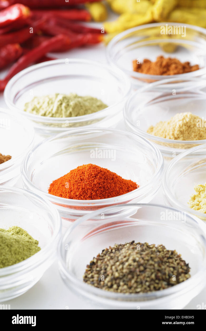 Multiple type of spices hi-res stock photography and images - Alamy
