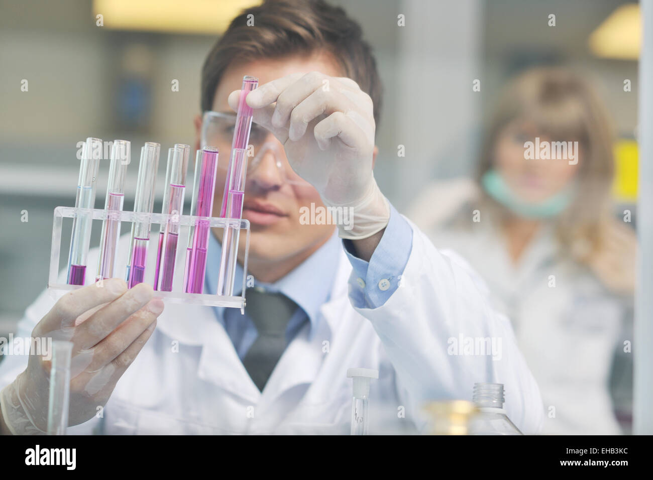 research and science people in laboratory Stock Photo - Alamy