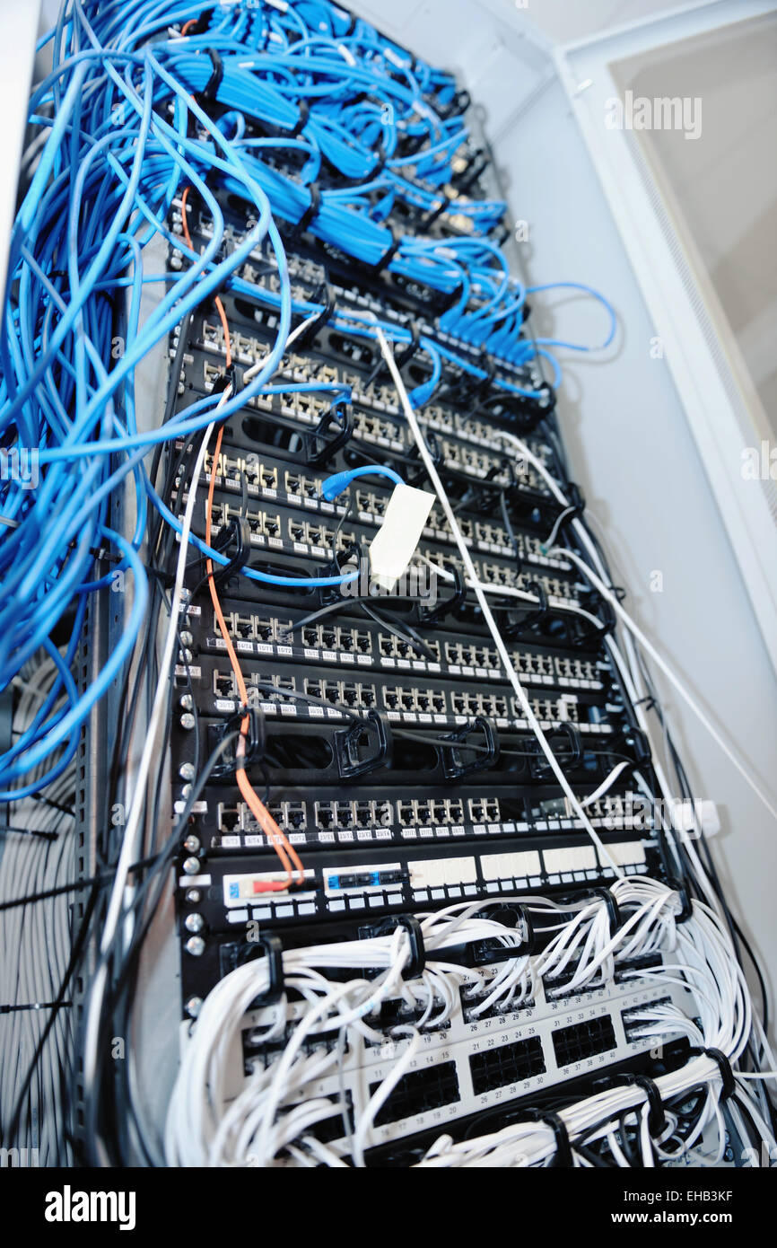 network server room routers Stock Photo - Alamy