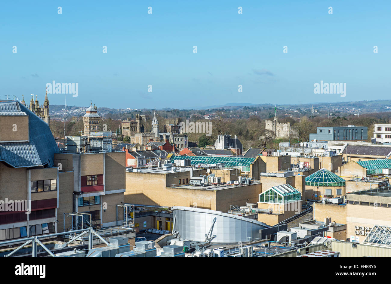 Cardiff City Centre Castle Stock Photos & Cardiff City Centre Castle ...