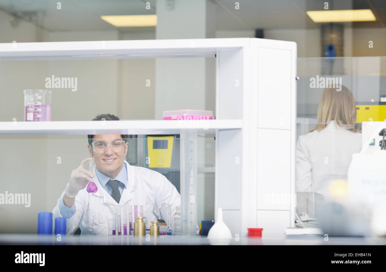 science people in bright lab Stock Photo - Alamy