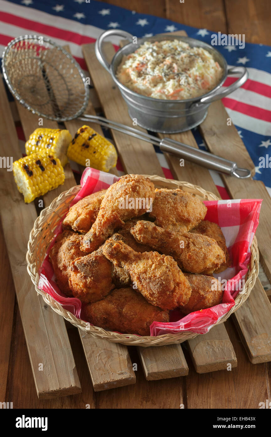 Southern fried chicken usa hi-res stock photography and images - Alamy