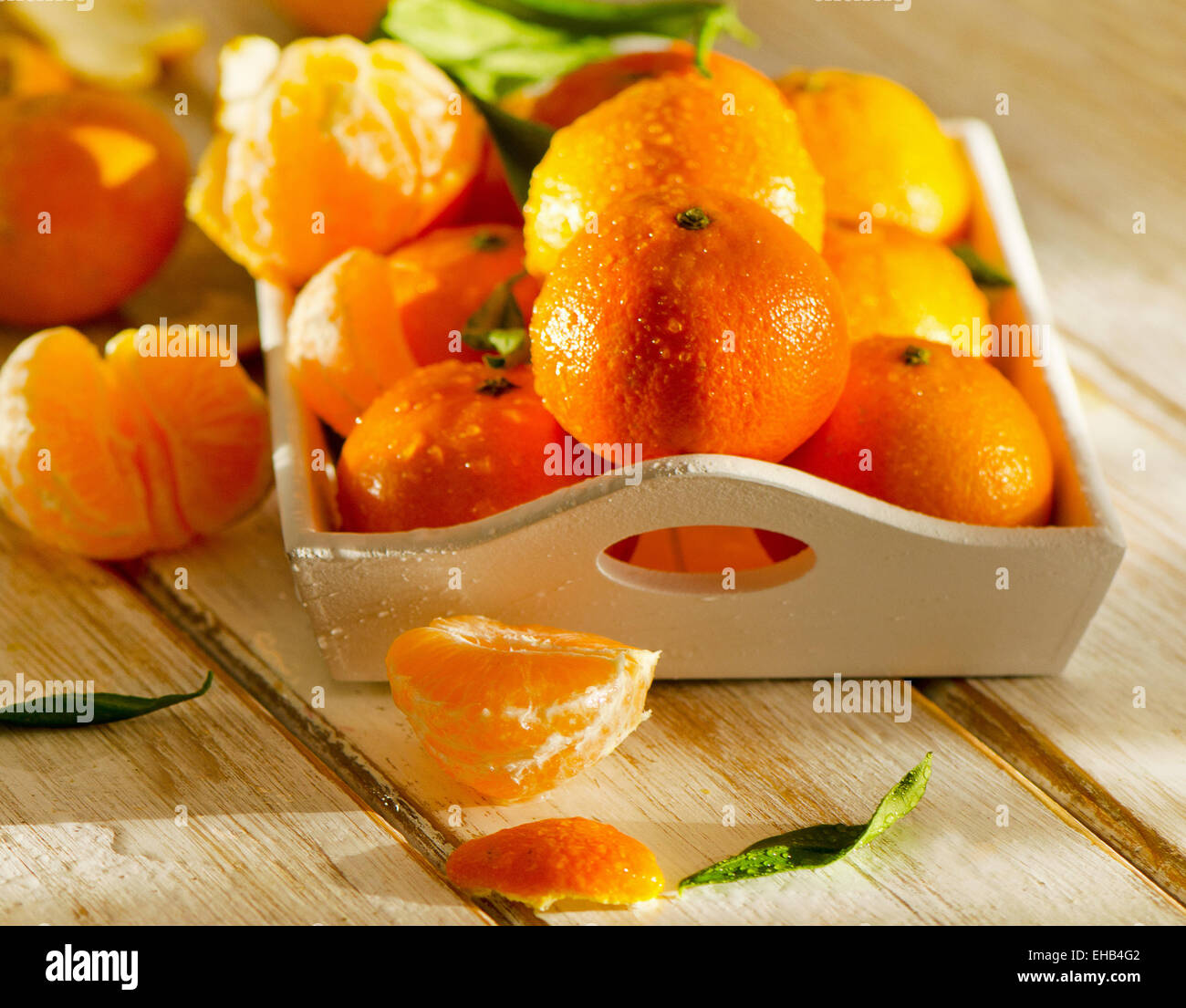 Tangerine box hi-res stock photography and images - Alamy