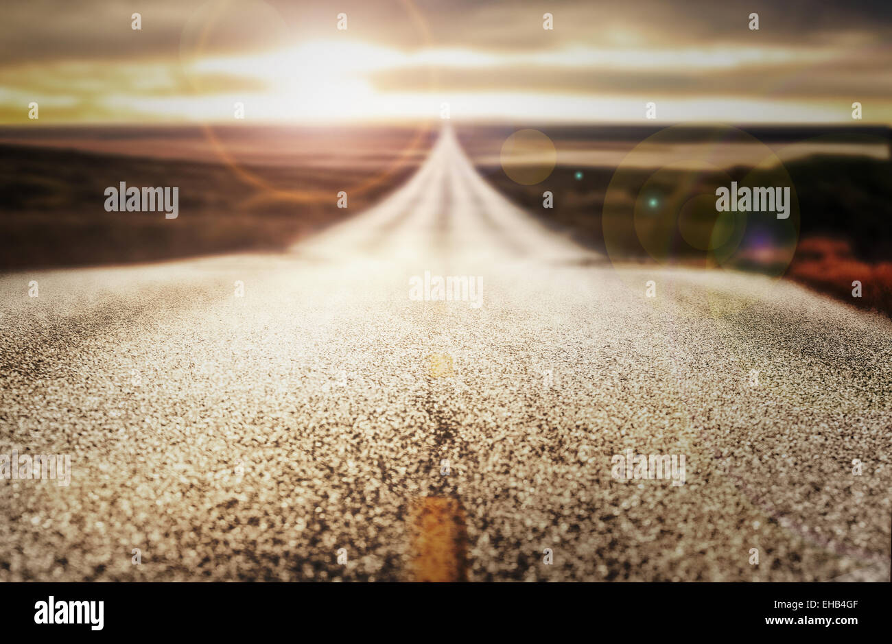 Land road setting hi-res stock photography and images - Alamy