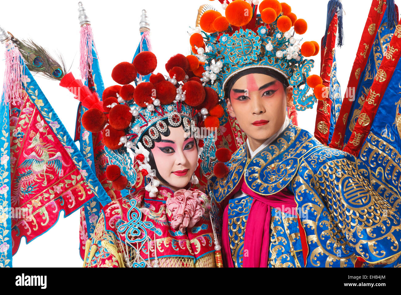 Beijing Opera actors Stock Photo - Alamy