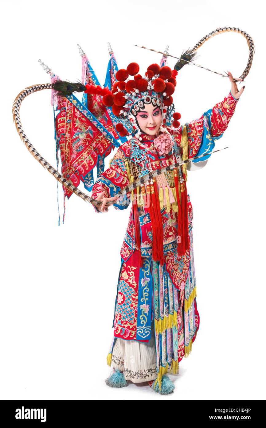 Female Peking Opera performer Stock Photo - Alamy