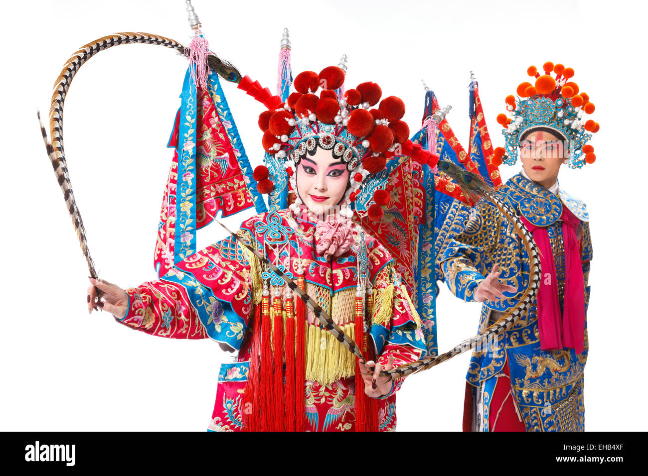 Beijing Opera actors Stock Photo - Alamy