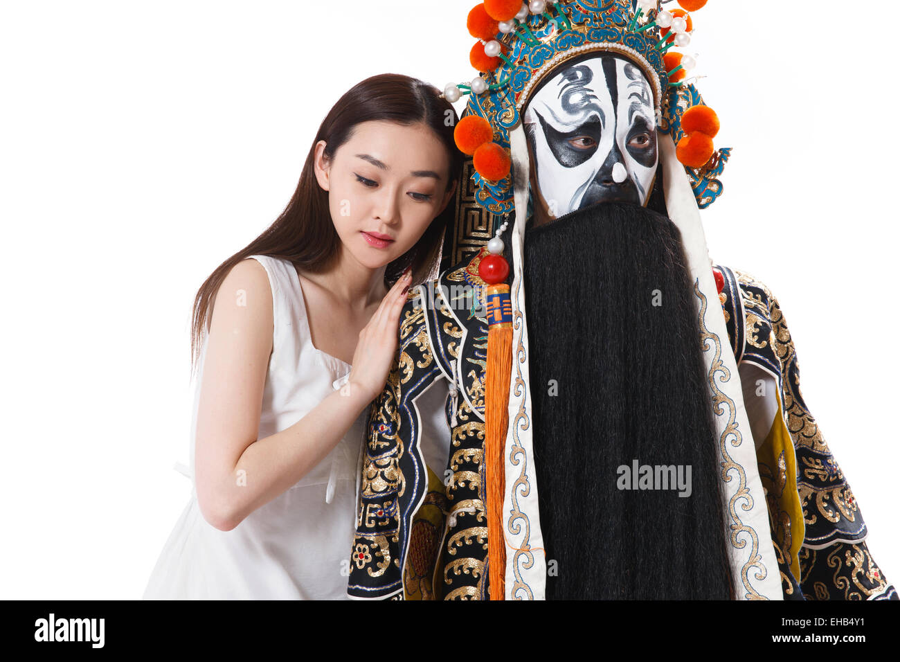 Beauty and the male Beijing Opera actress Stock Photo - Alamy