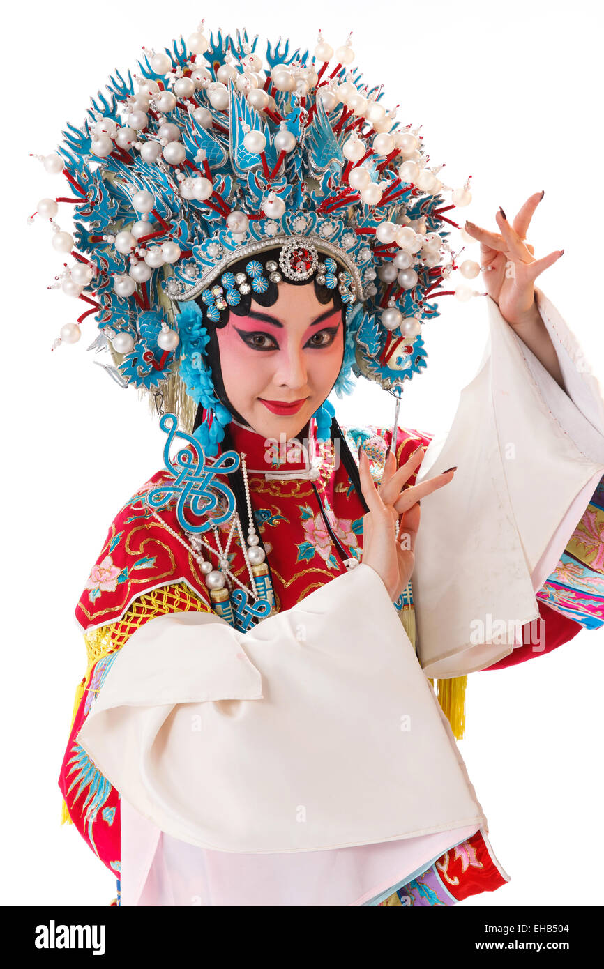 Female Peking Opera performer Stock Photo - Alamy