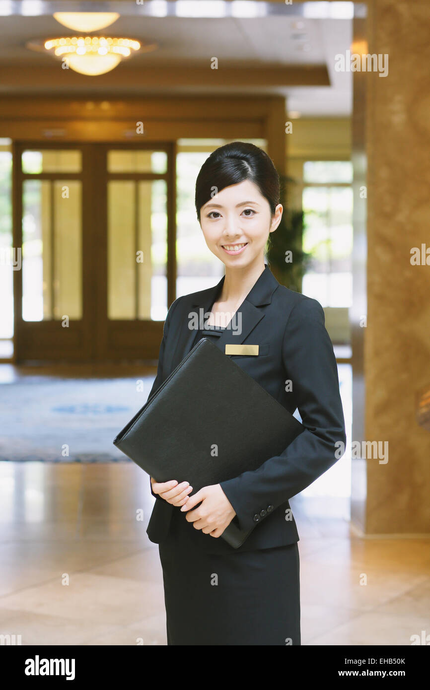 Female Hotel Concierge