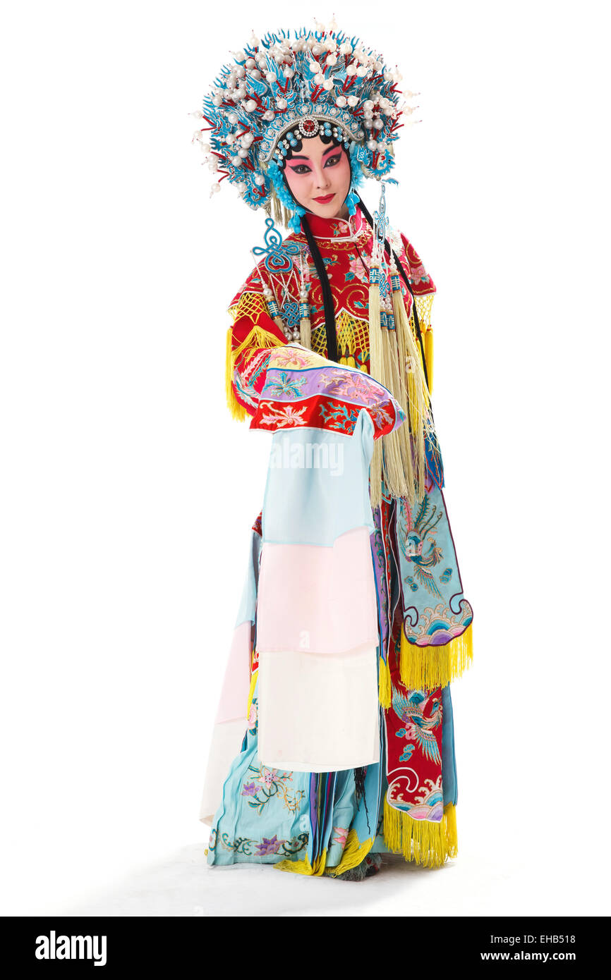 Elegant female Peking Opera performers Stock Photo - Alamy