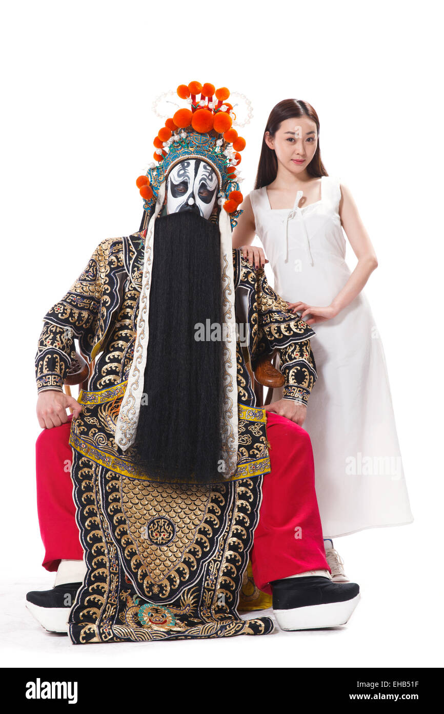 Beauty and the male Beijing Opera actress Stock Photo - Alamy