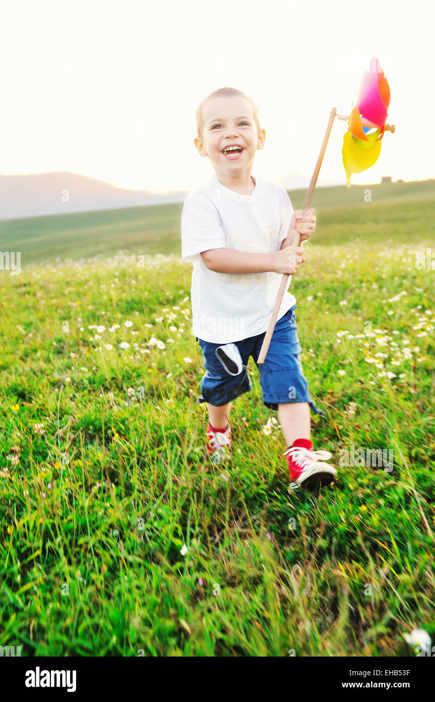 happy child have fun outdoor Stock Photo - Alamy