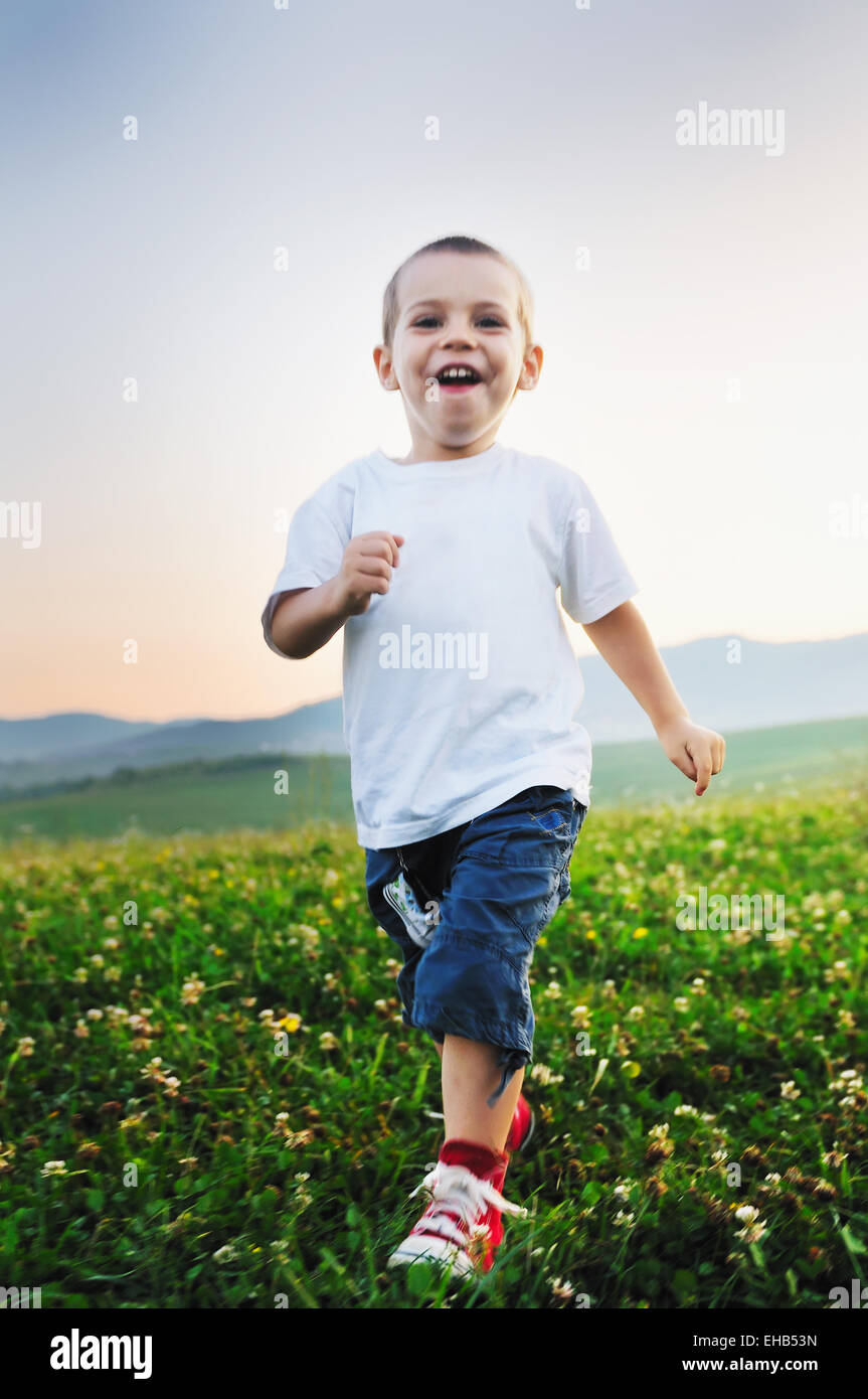 happy child have fun outdoor Stock Photo - Alamy