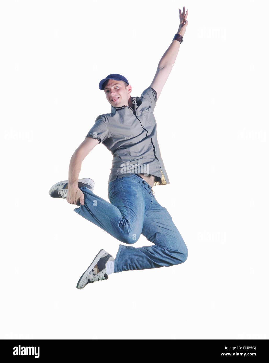 man jump outdoor Stock Photo - Alamy