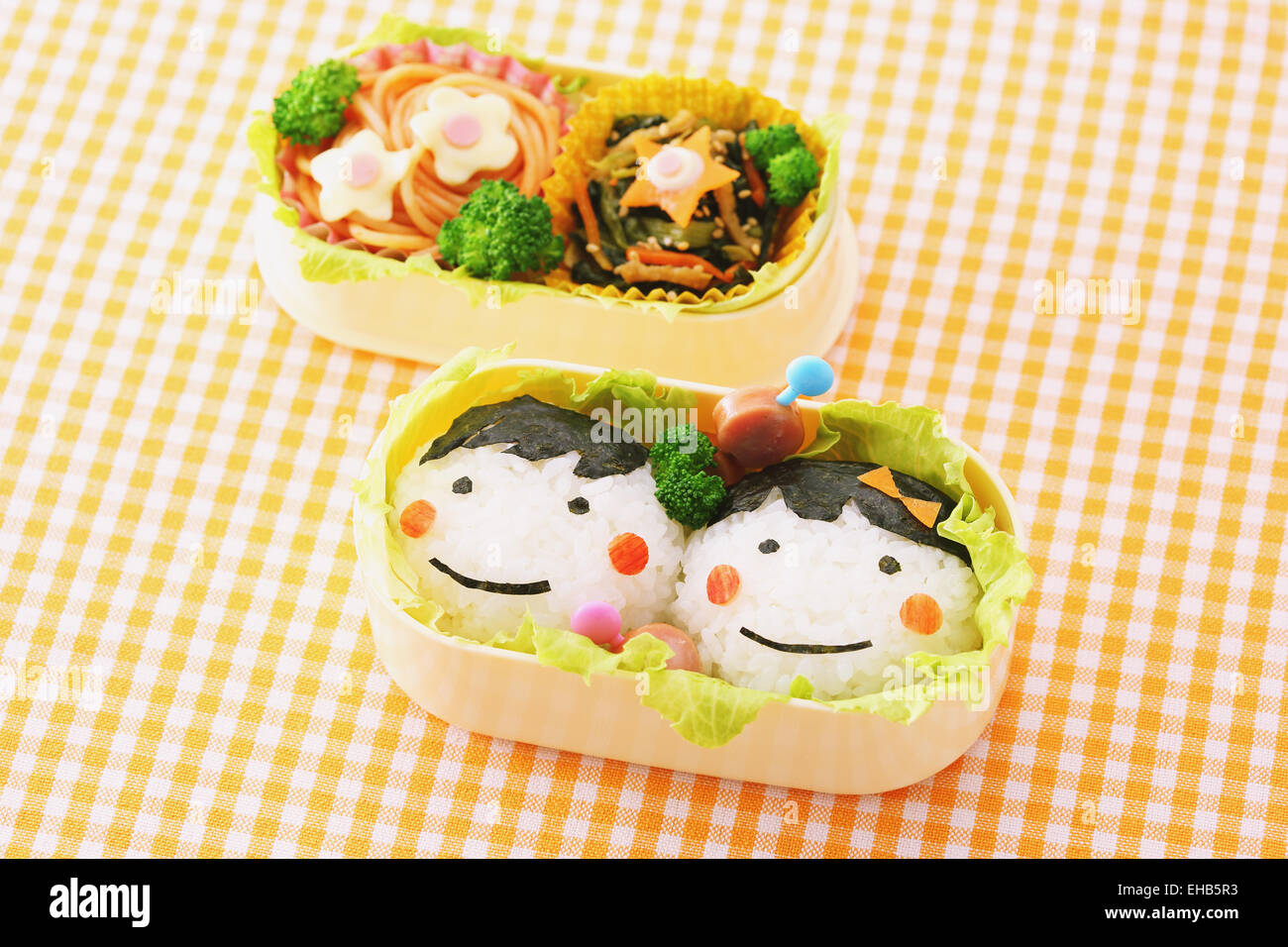 Japanese style character lunch box Stock Photo - Alamy