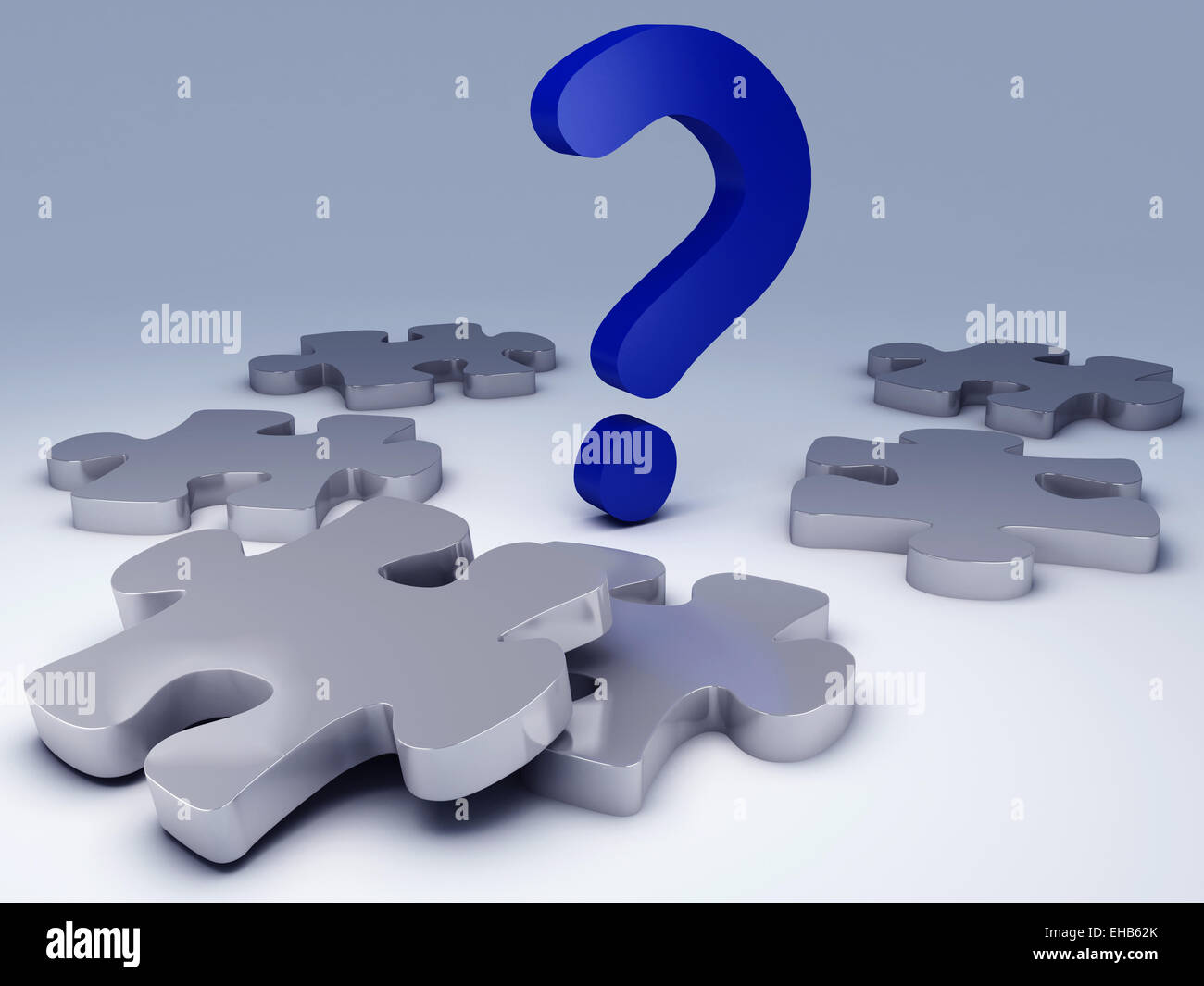 Question Mark puzzle. Concept Graphic Stock Photo - Alamy