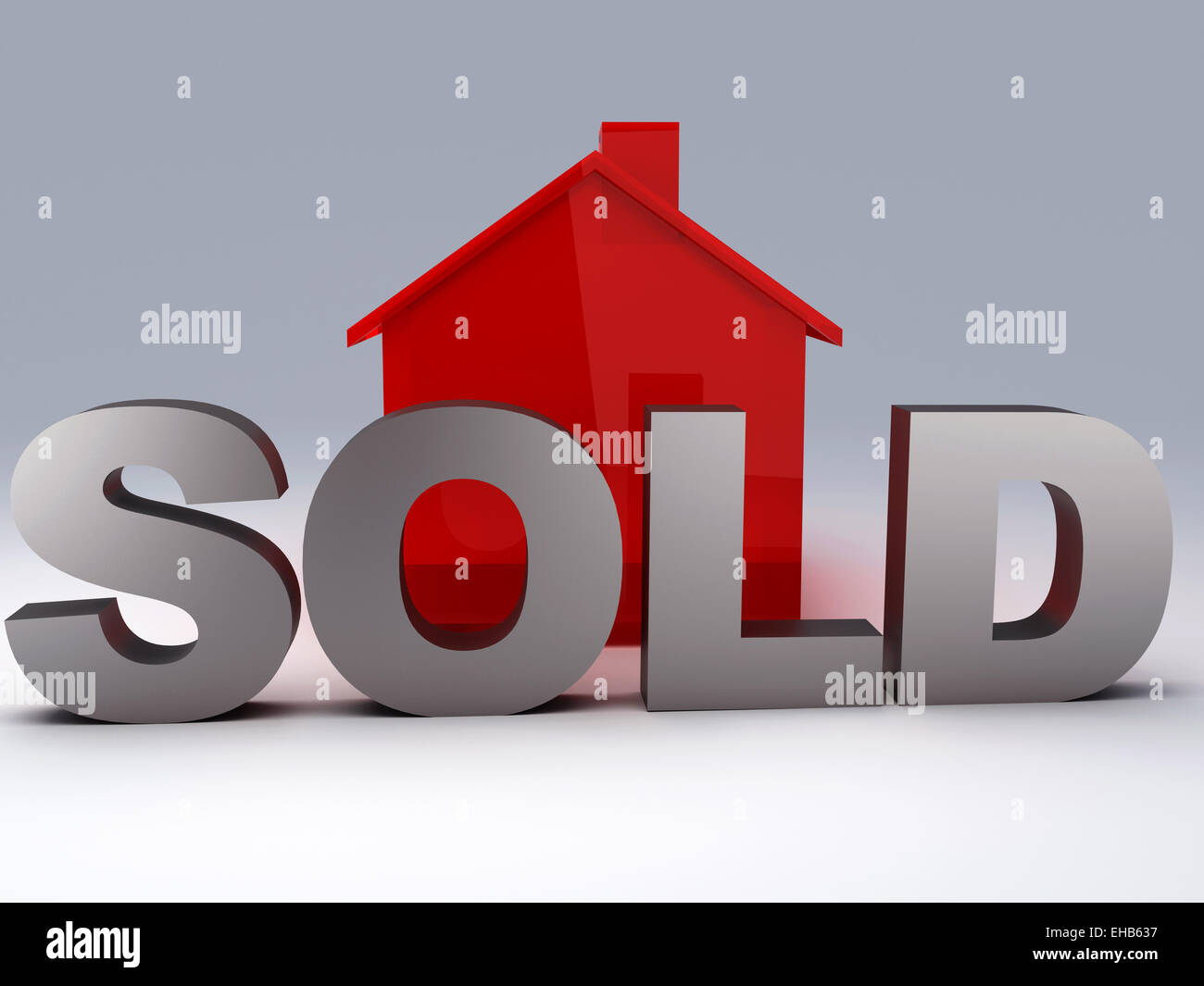 Symbol sold house hi-res stock photography and images - Alamy