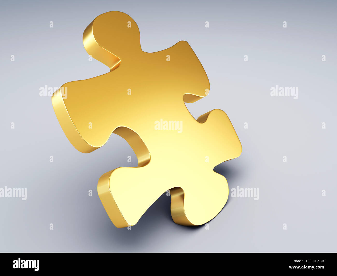gold puzzle piece Stock Photo - Alamy