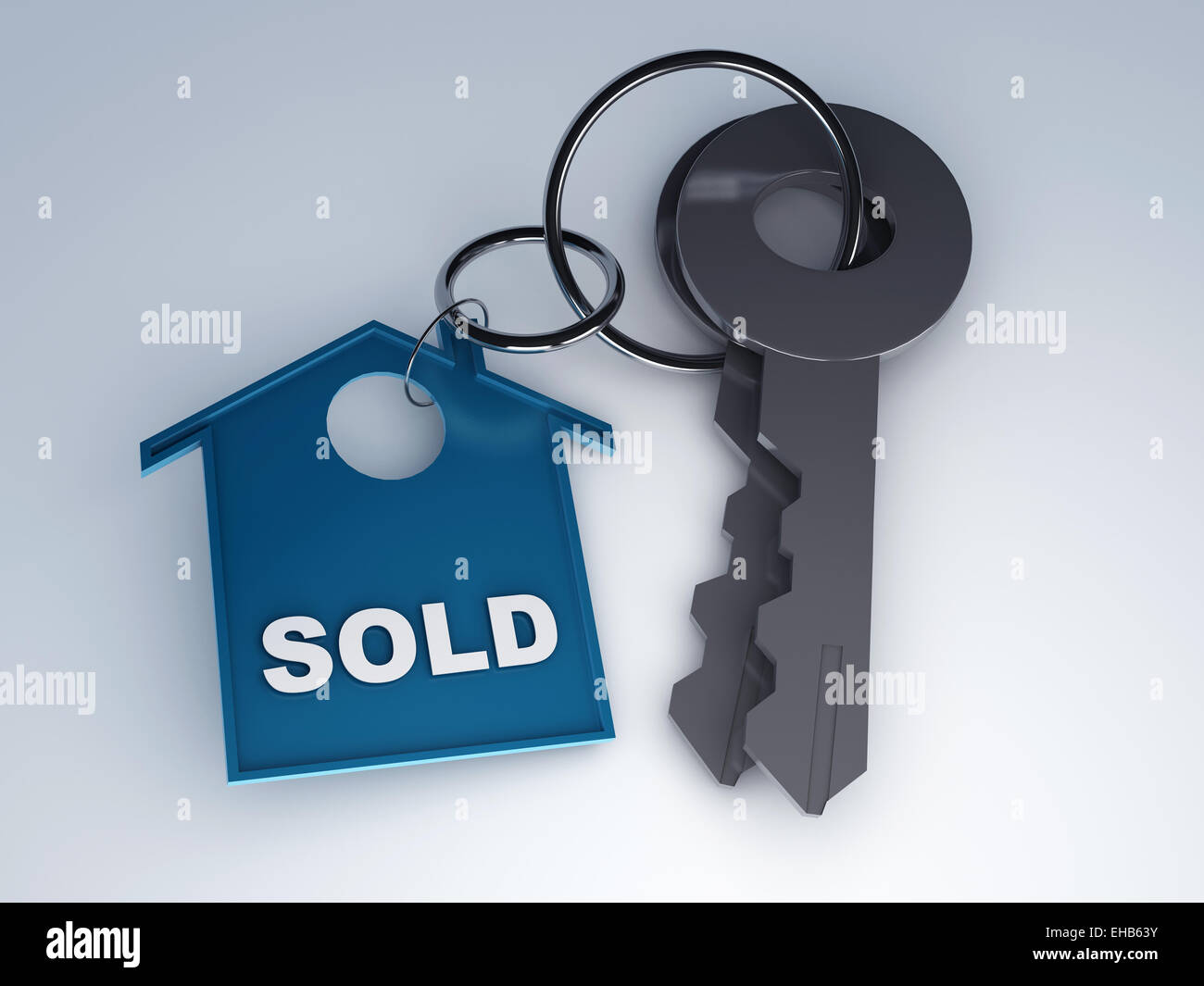 Key new home sold sign hi-res stock photography and images - Alamy