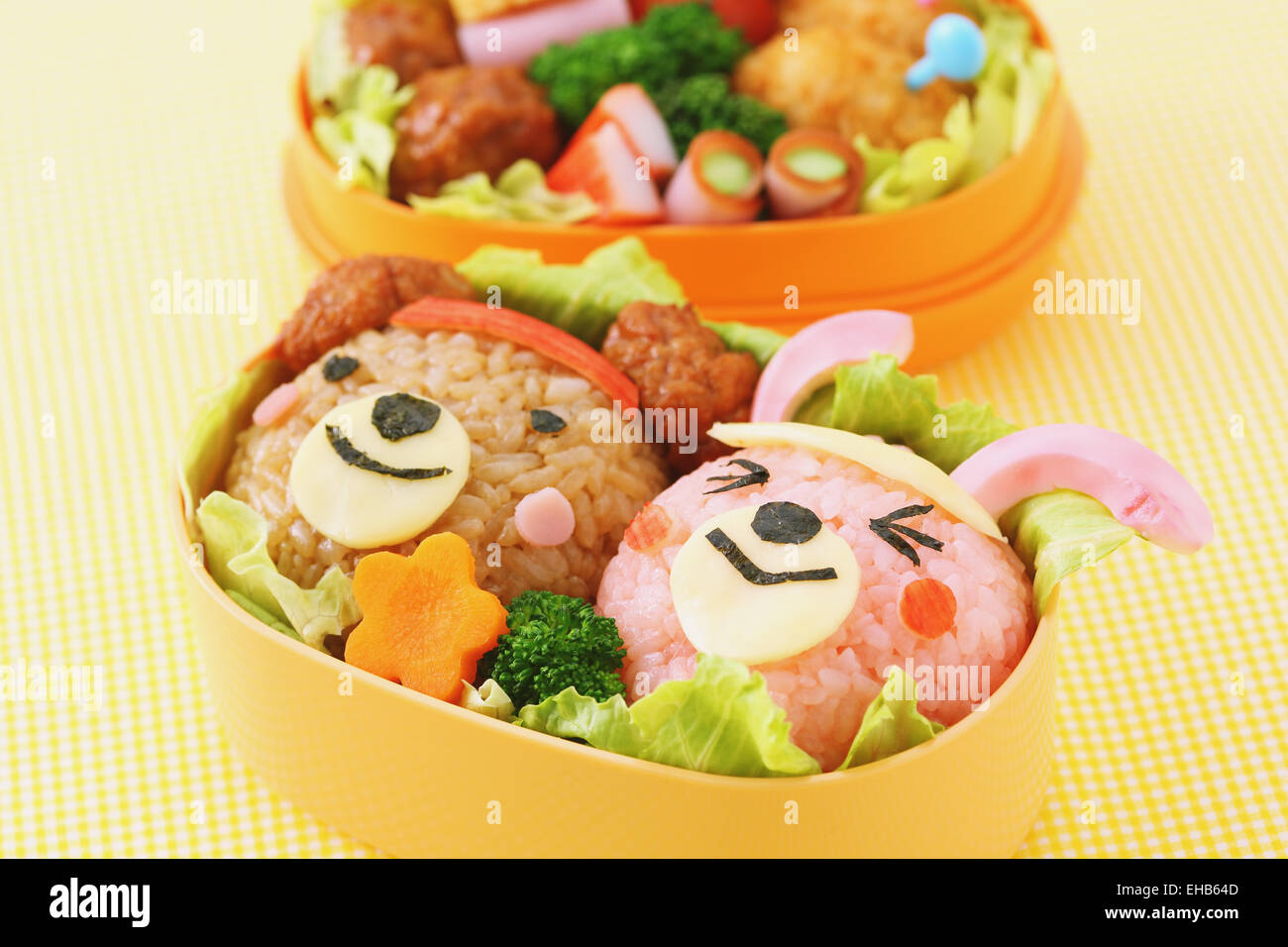 Japanese style character lunch box Stock Photo - Alamy