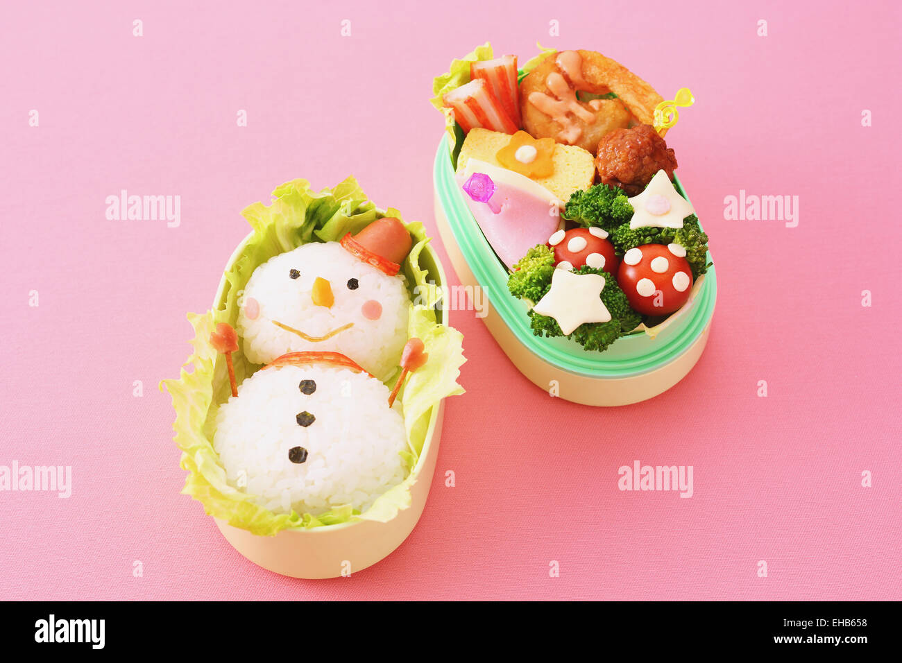 Japanese style character lunch box Stock Photo - Alamy