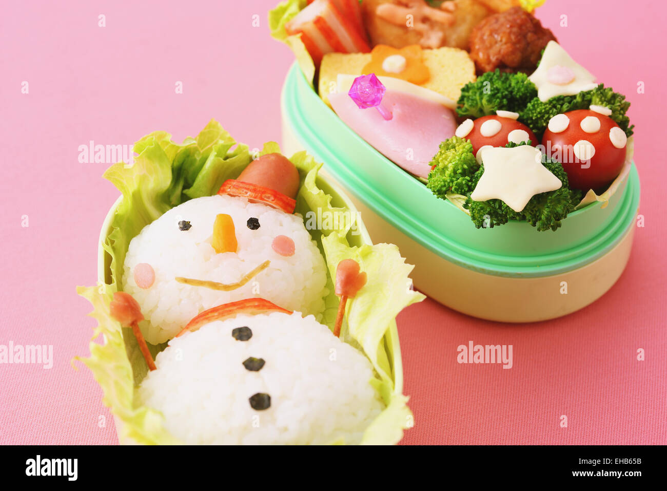 Japanese style character lunch box Stock Photo - Alamy
