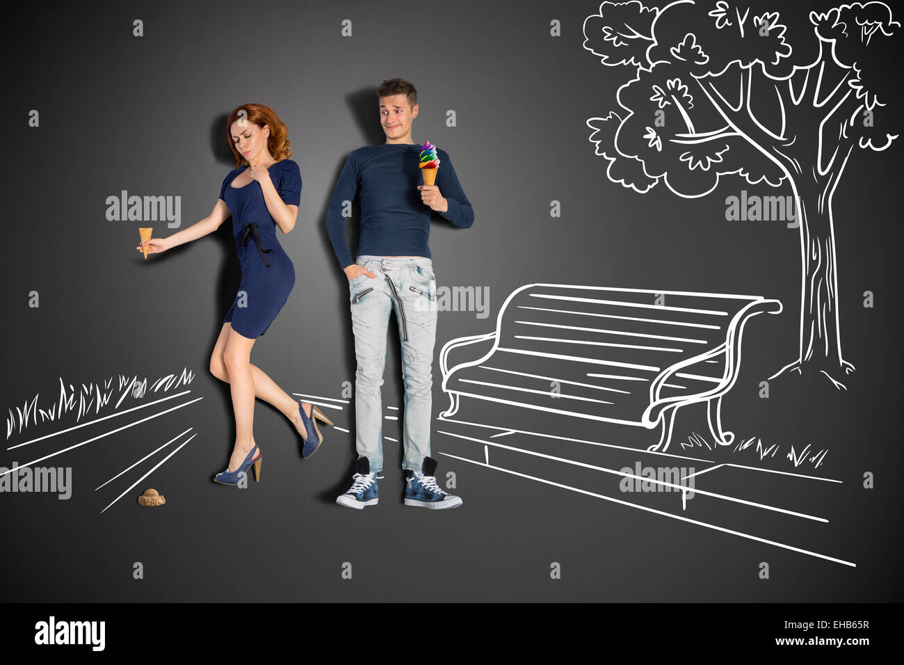 Clumsy young hi-res stock photography and images - Alamy