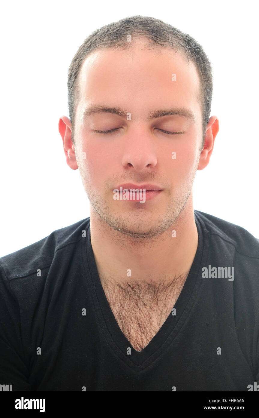 young man isolated Stock Photo - Alamy