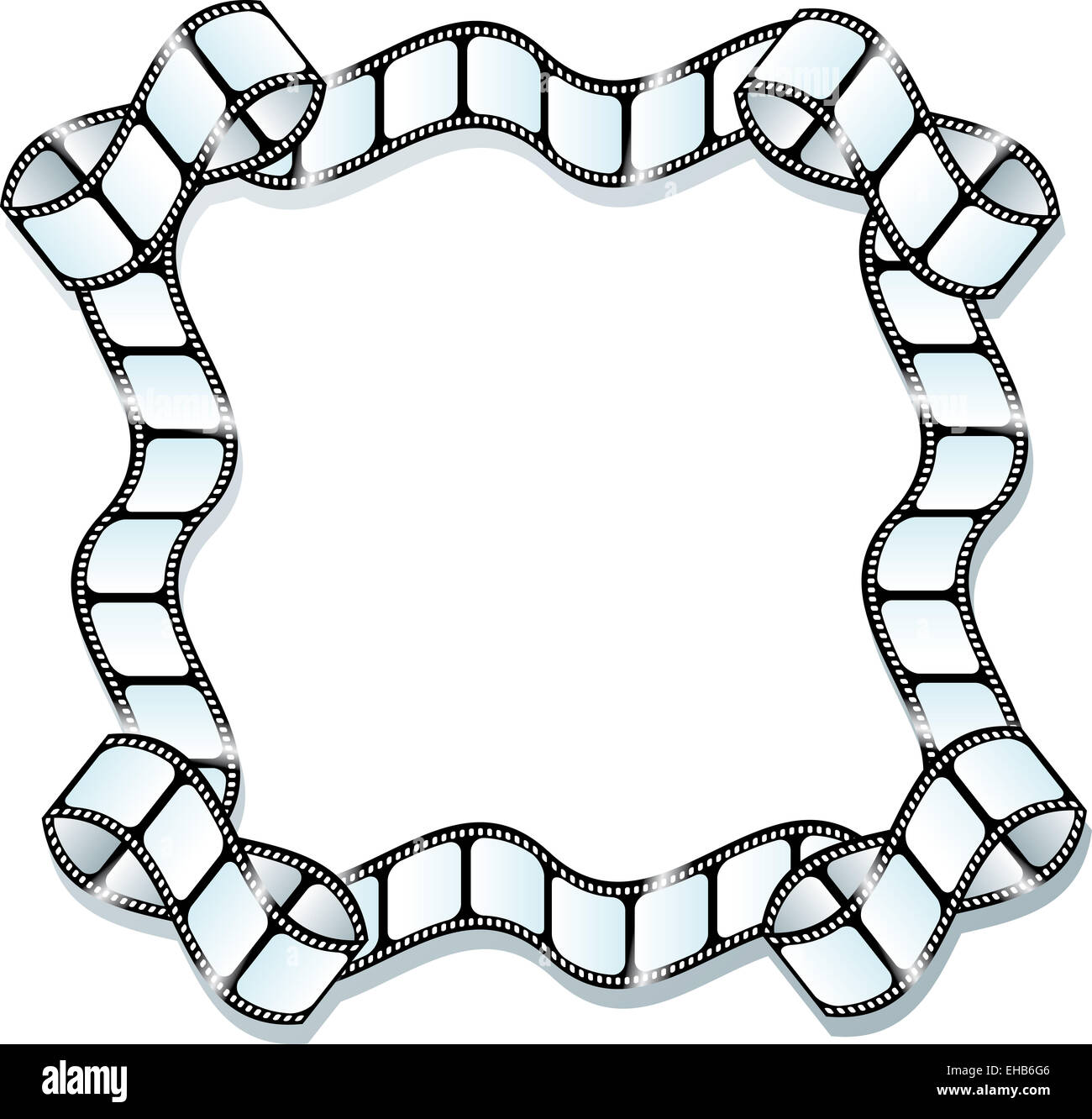 a vector cartoon showing a film frame Stock Photo - Alamy