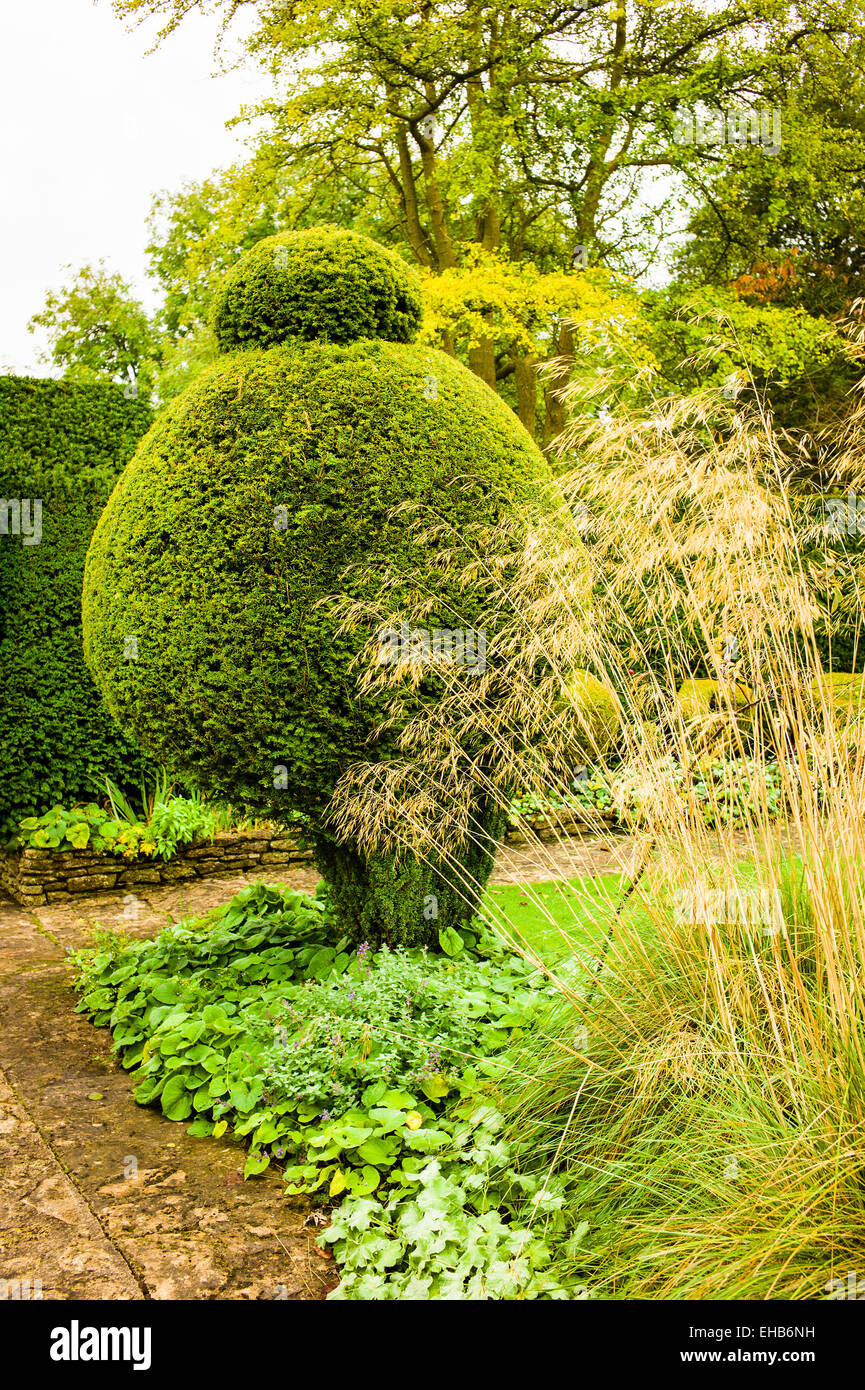 Topiary yew tall stipa grasses hi-res stock photography and images - Alamy