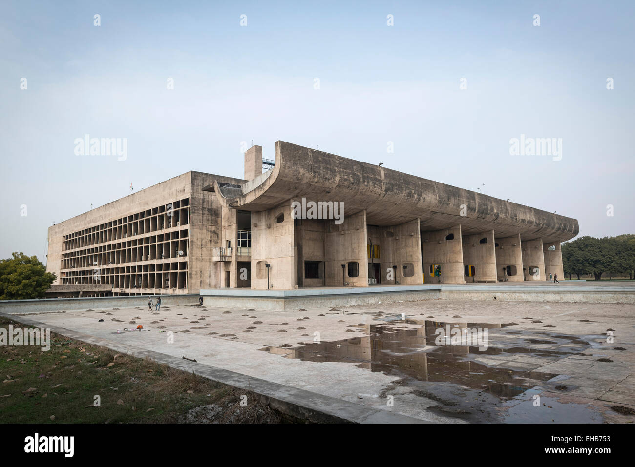 The Vidhan Sabha or Legislative Assembly designed by Le Corbusier in ...