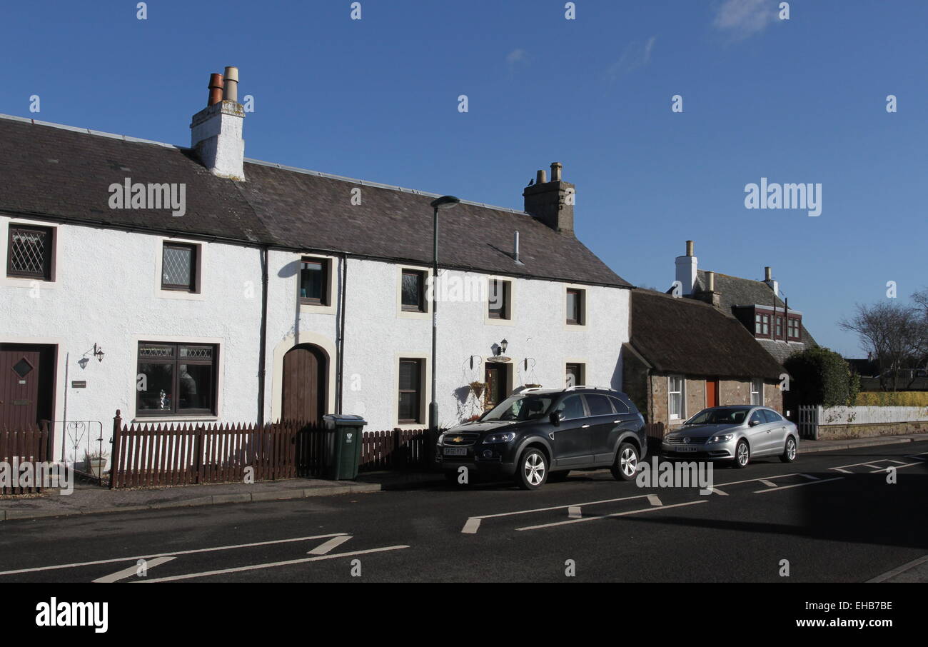 Longforgan street scene Scotland March 2015 Stock Photo - Alamy