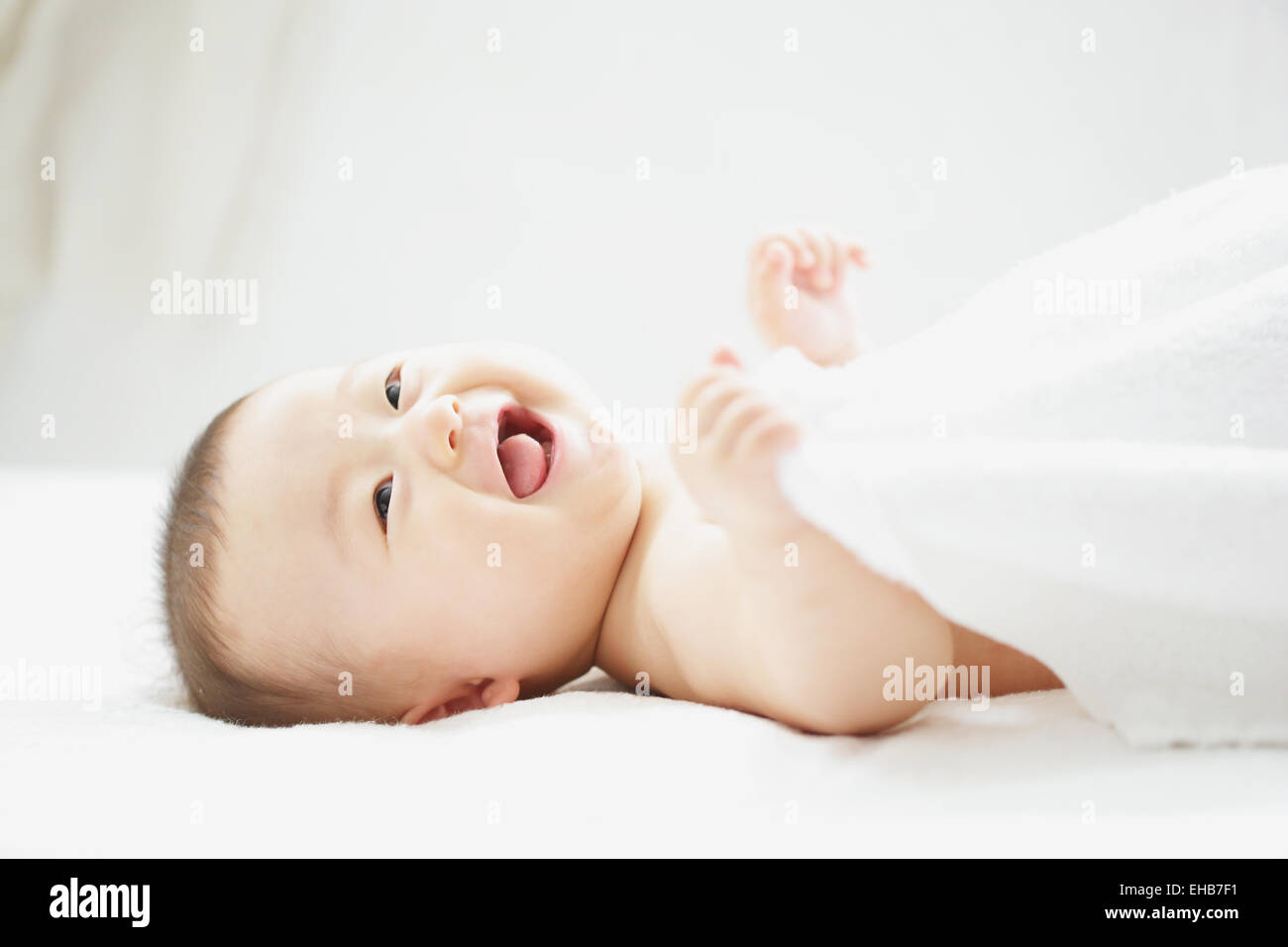 Japanese newborn portrait Stock Photo - Alamy