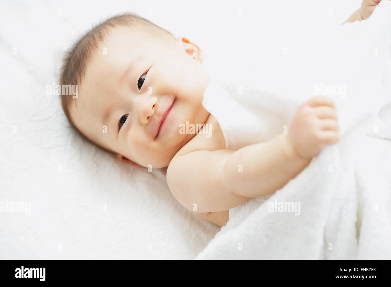 Japanese newborn portrait Stock Photo - Alamy