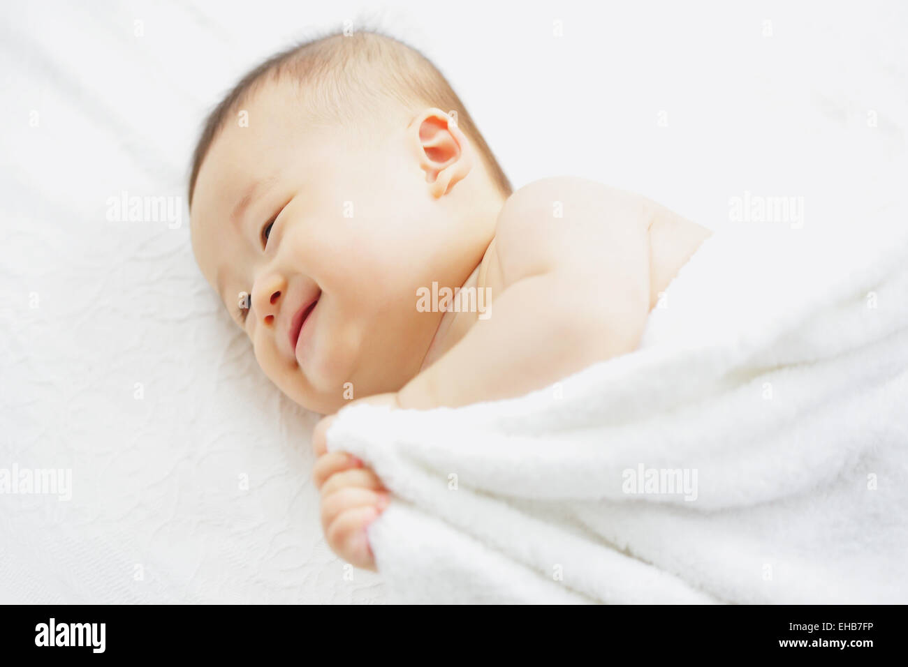 Japanese newborn portrait Stock Photo - Alamy