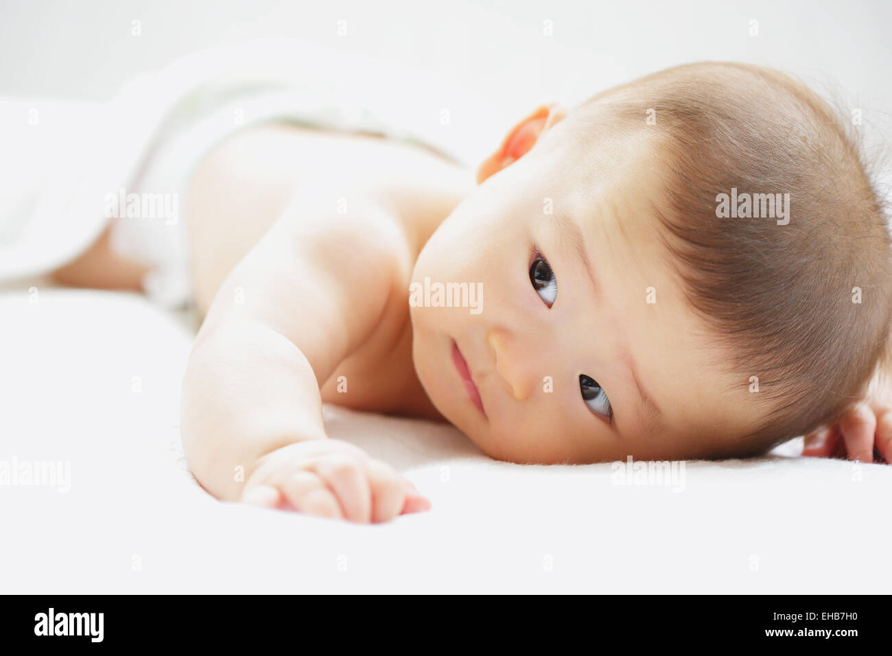 Japanese newborn portrait Stock Photo - Alamy