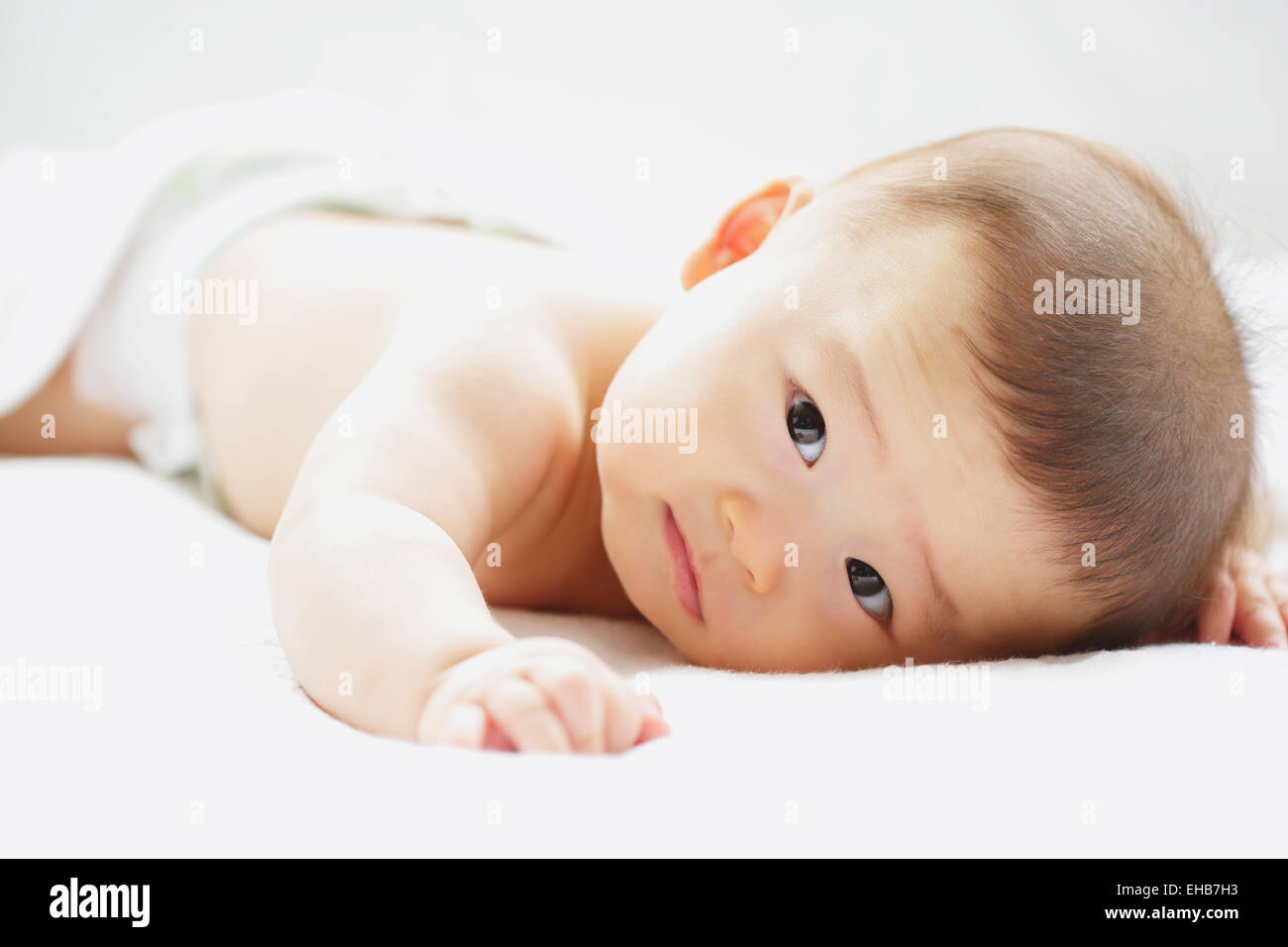 Japanese newborn portrait Stock Photo - Alamy