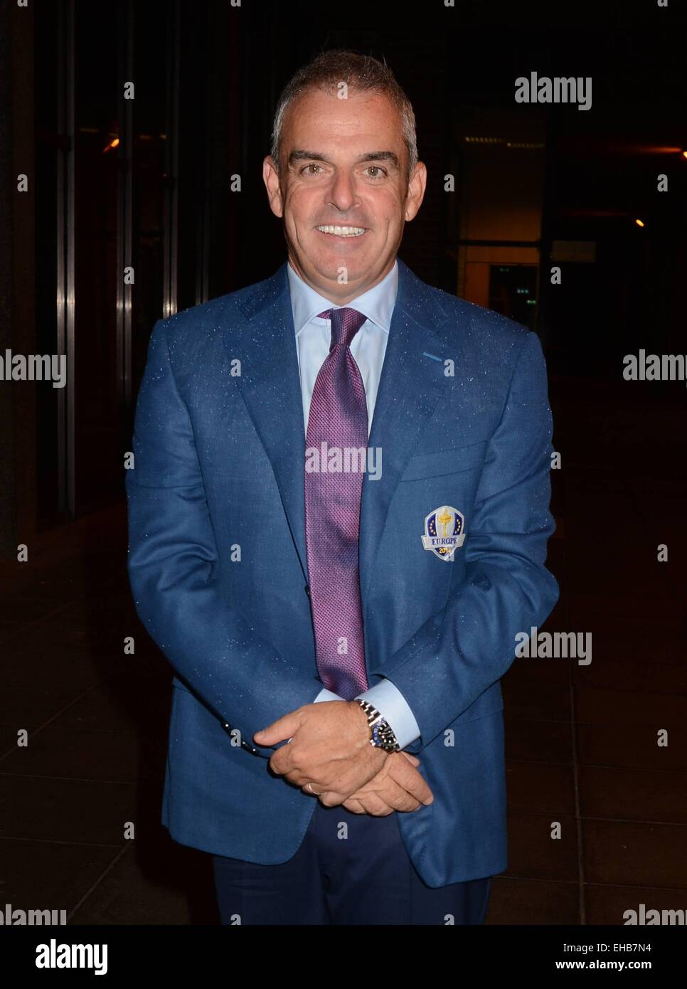 Celebrities at 'The Late Late Show' studios Featuring: Paul McGinley ...