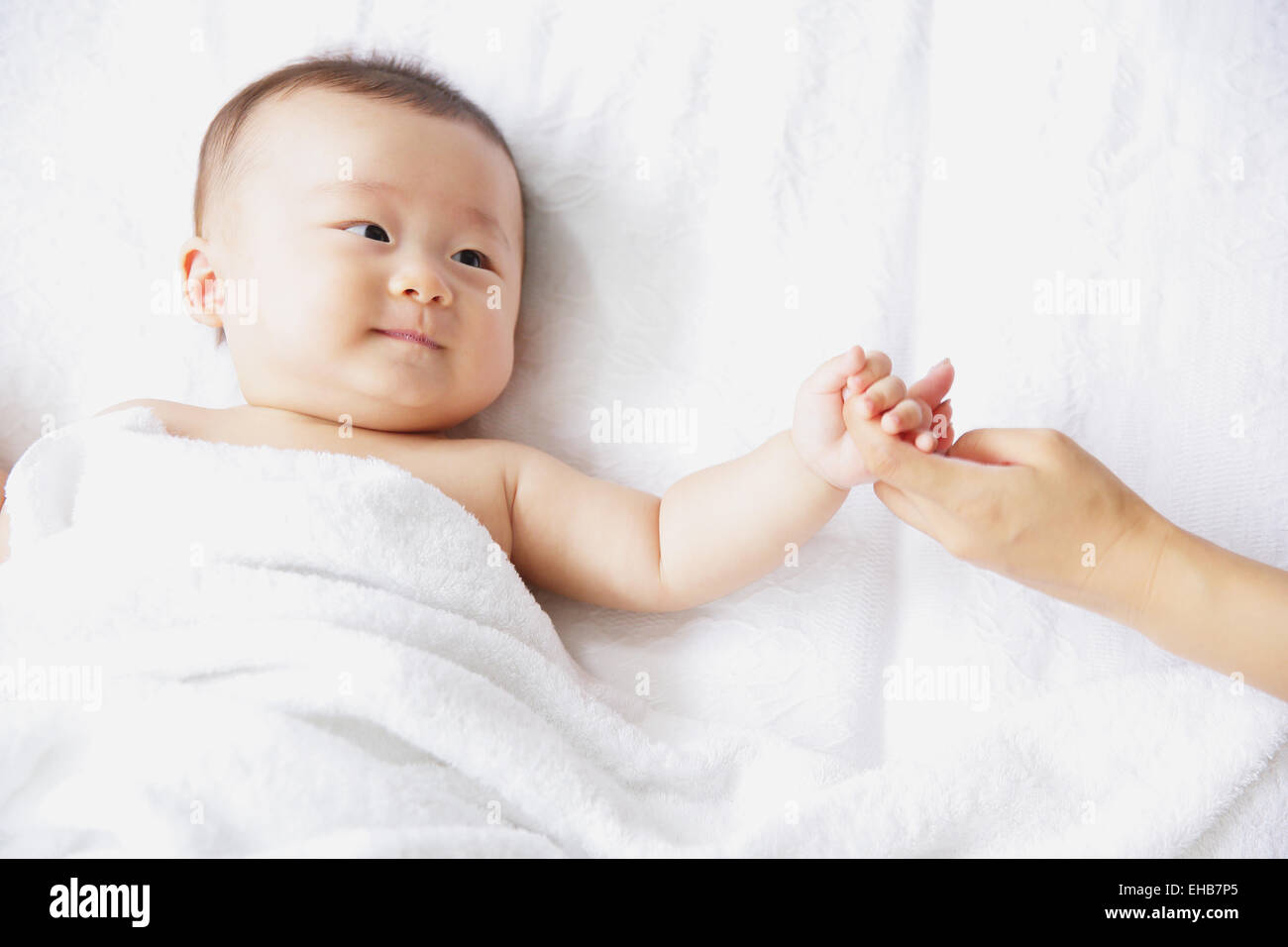 Japanese newborn portrait Stock Photo - Alamy