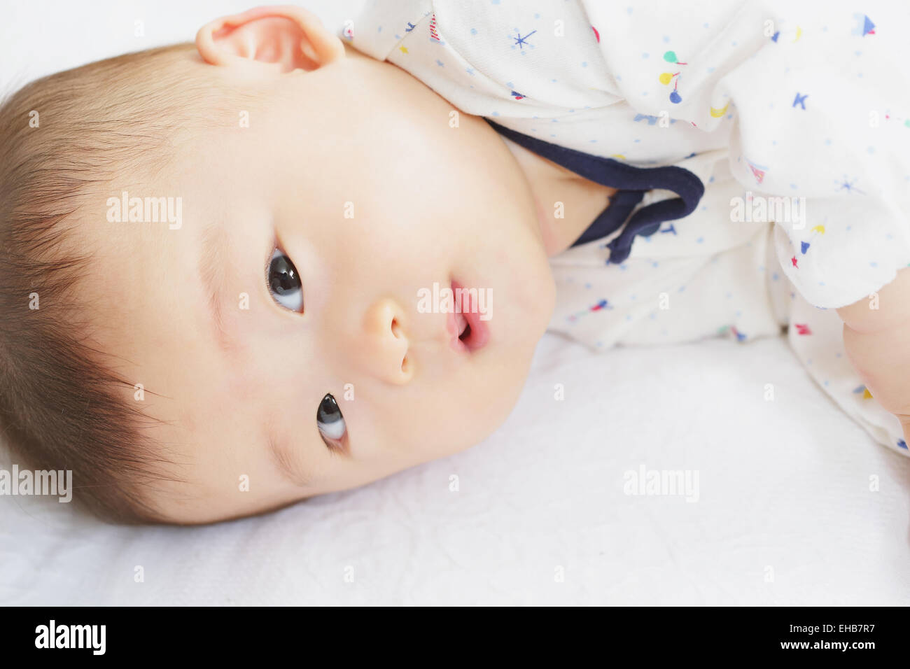 Japanese newborn portrait Stock Photo - Alamy