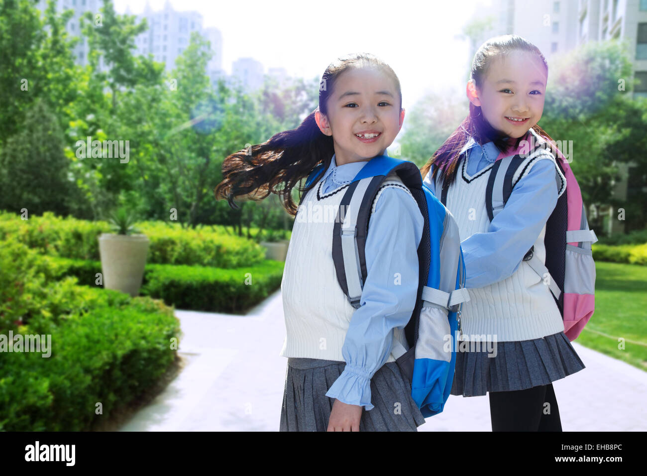 Two girls play in hi-res stock photography and images - Alamy