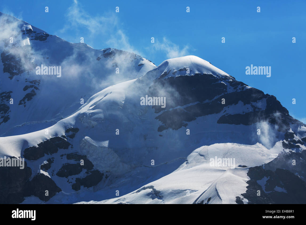 High Caucasus mountains Stock Photo - Alamy