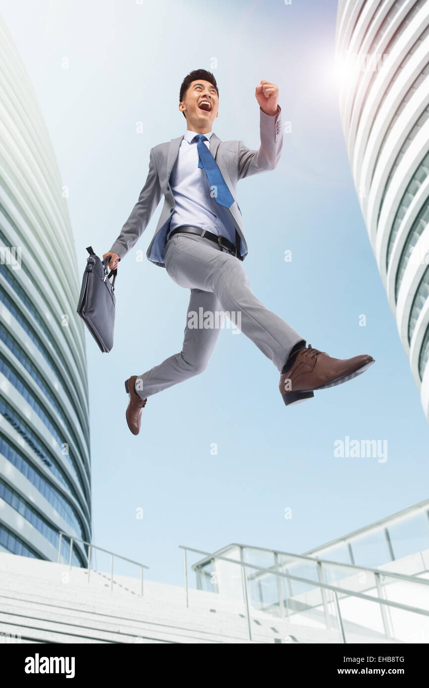 Person jump building hi-res stock photography and images - Alamy