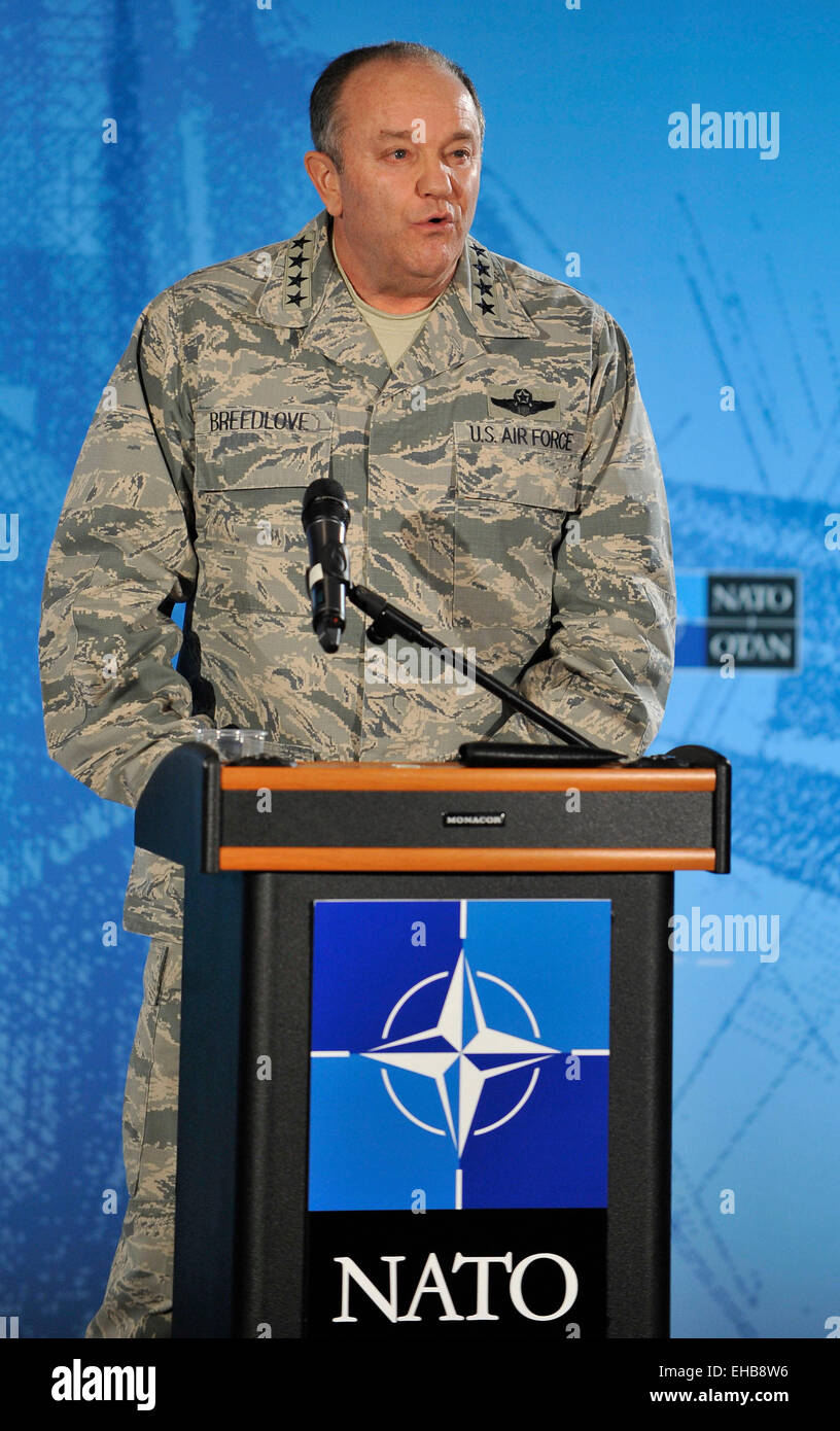 Brussels, Belgium. 11th Mar, 2015. NATO's Supreme Allied Commander ...